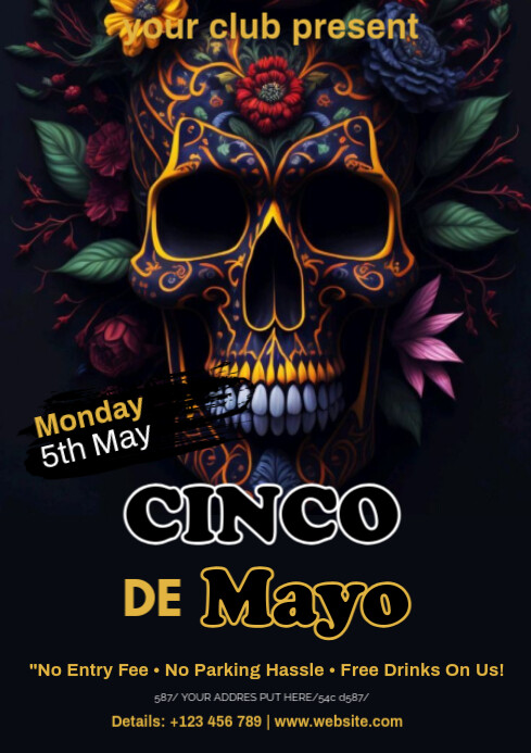 Cinco De Mayo Template | PosterMyWall