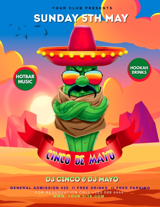 CINCO DE MAYO Template | PosterMyWall