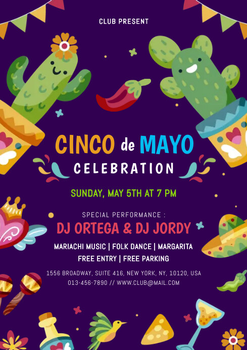 cinco de mayo Template | PosterMyWall