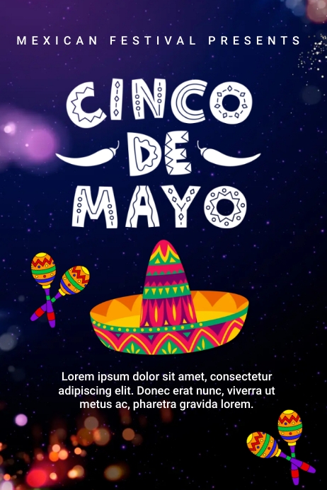 Cinco De Mayo Template | PosterMyWall