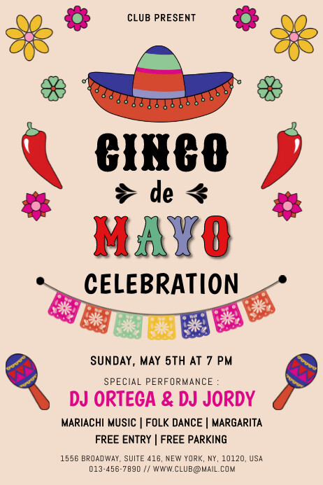 cinco de mayo Template | PosterMyWall