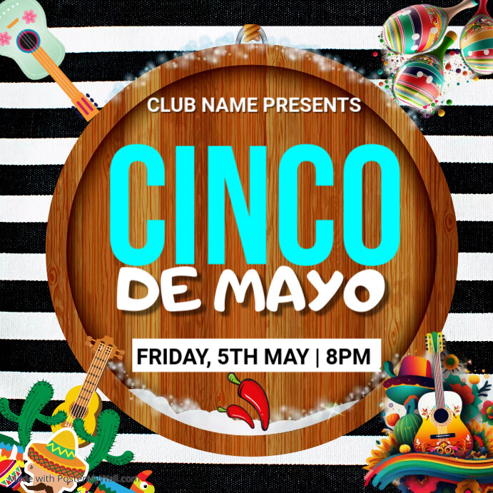 Cinco de mayo Template | PosterMyWall