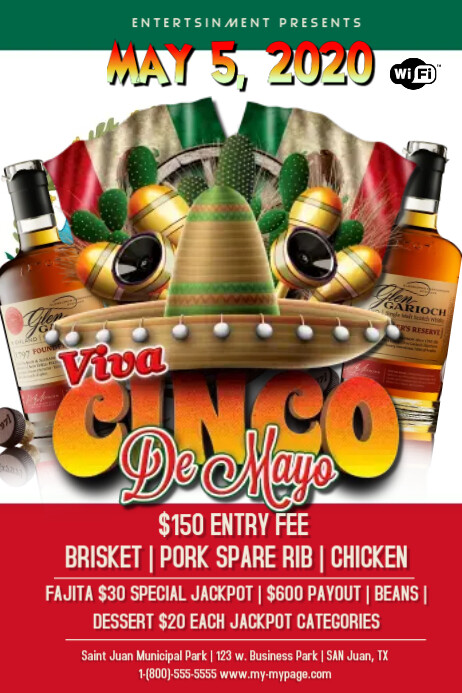 Cinco De Mayo Template | PosterMyWall