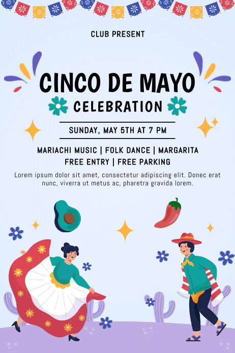 cinco de mayo Template | PosterMyWall