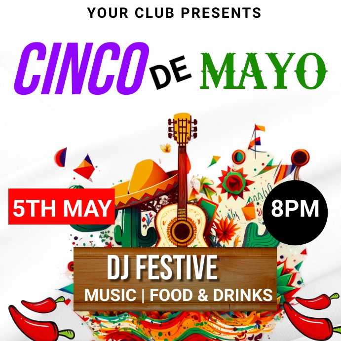 Cinco de mayo Template | PosterMyWall