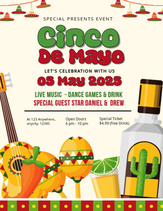 Copy of Cinco De Mayo Event Flyer | PosterMyWall