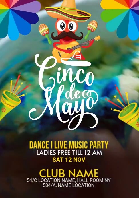 Cinco de mayo Flyer Template | PosterMyWall
