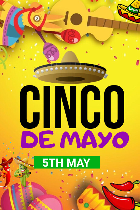 cinco de mayo flyers, cinco de mayo Template | PosterMyWall