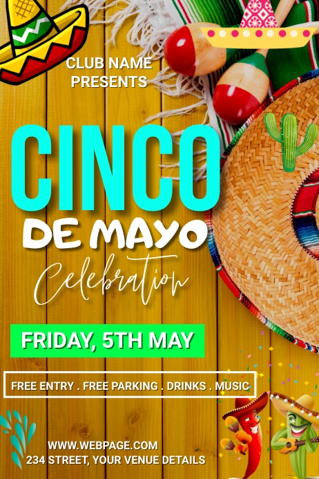 Cinco De Mayo Flyers