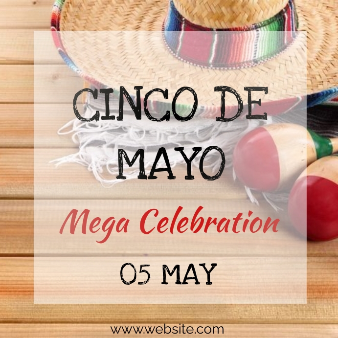 Cinco De Mayo party celebrations Template | PosterMyWall