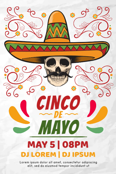 Cinco De Mayo Poster Template | PosterMyWall