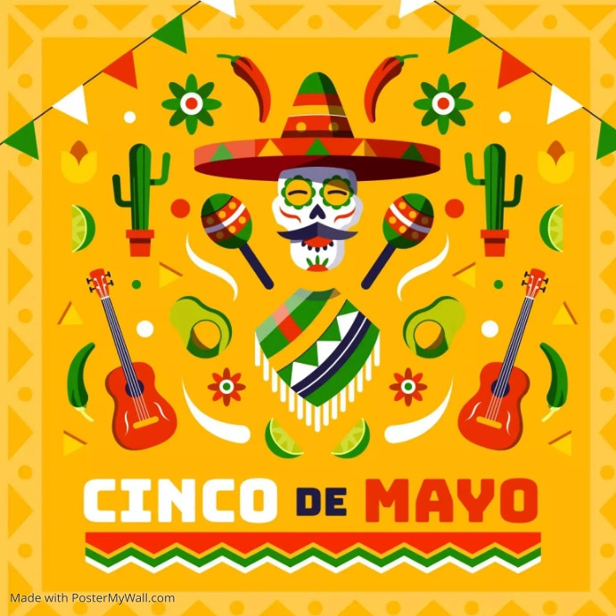 Cinco de mayo poster design template | PosterMyWall