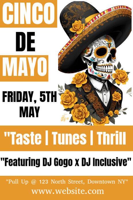 Cinco De Mayo Poster Template | PosterMyWall