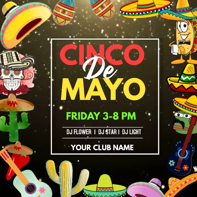 Cinco De Mayo Posters Template | PosterMyWall