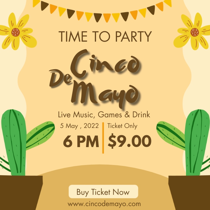 CINCO DE MAYO TEMPLATE | PosterMyWall
