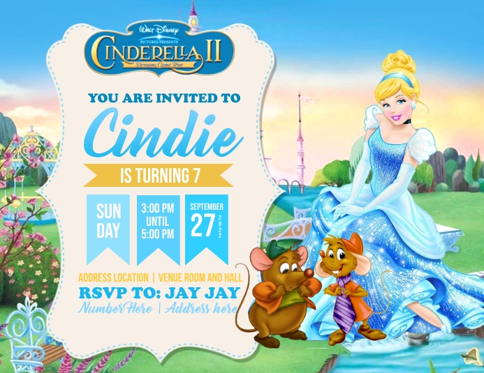 Copy of Cinderella | PosterMyWall