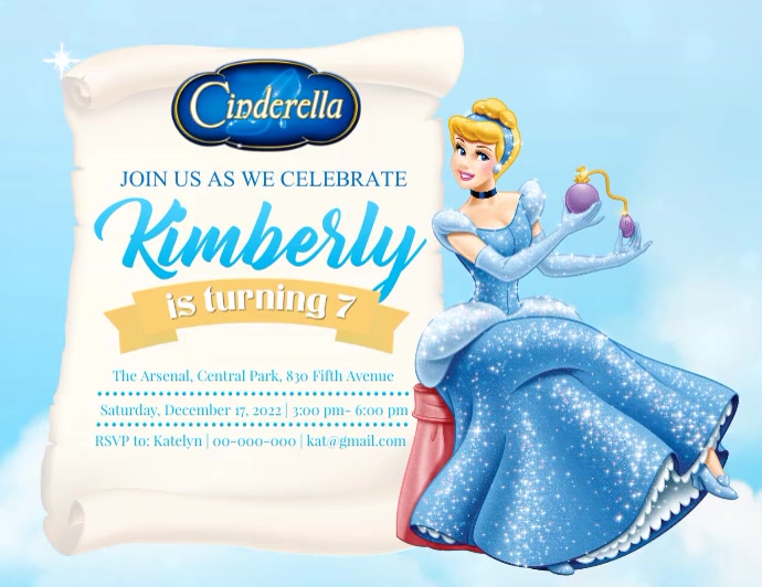 cinderella Template | PosterMyWall
