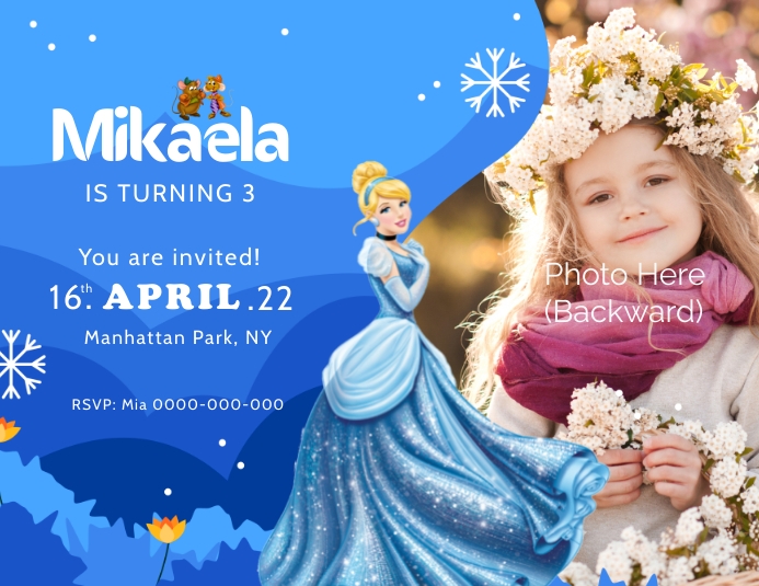 Cinderella Template | PosterMyWall