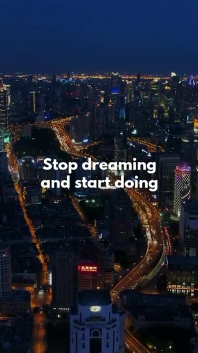 Cinematic Motivational Quotes Video Template | PosterMyWall