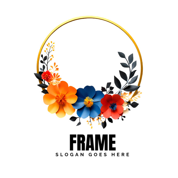 Circle frame design logo Template | PosterMyWall