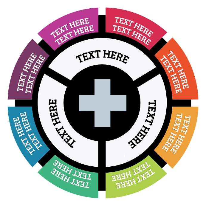 Copy of Circle infographic template | PosterMyWall