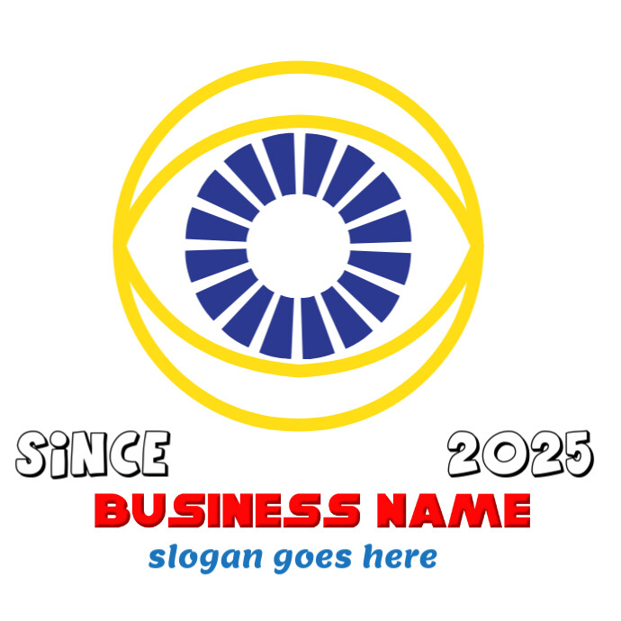Plantilla de Circular abstract eye shape logo circular eye design ...