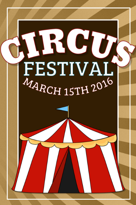 Plantilla de Festival de Circo | PosterMyWall