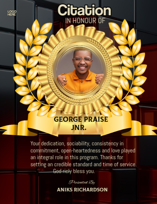 Citation award certificate template design | PosterMyWall