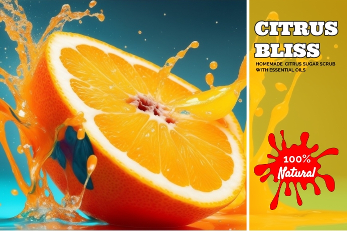 Citrus Splash Template | PosterMyWall