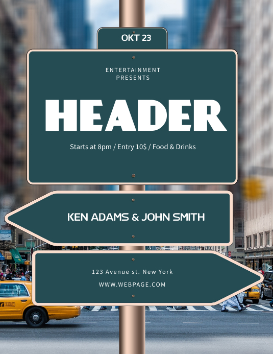 City Event Flyer Template | PosterMyWall