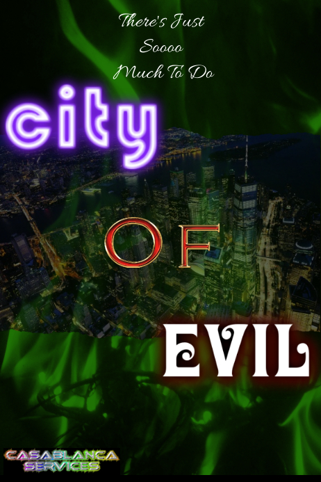 City Of Evil Template | PosterMyWall