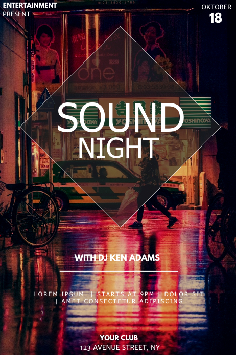 Copy of City sound flyer template | PosterMyWall