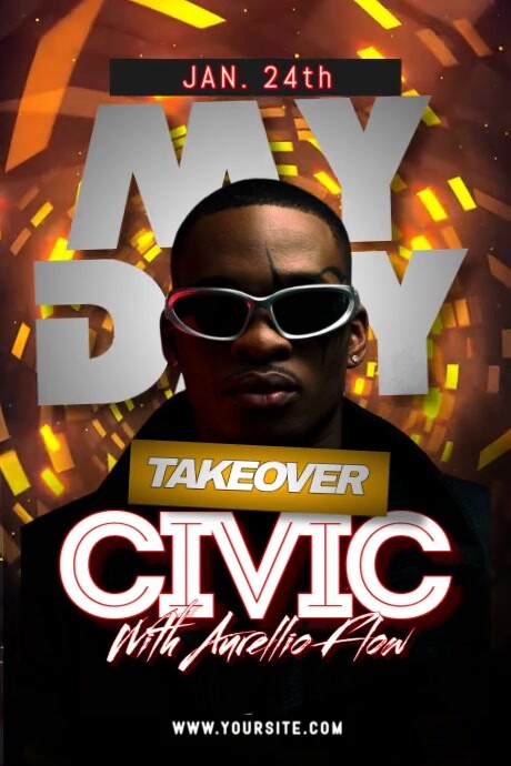 Civic Take Over Template | PosterMyWall