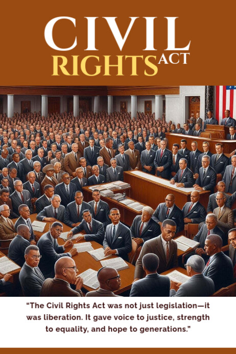Civil rights act Templat | PosterMyWall