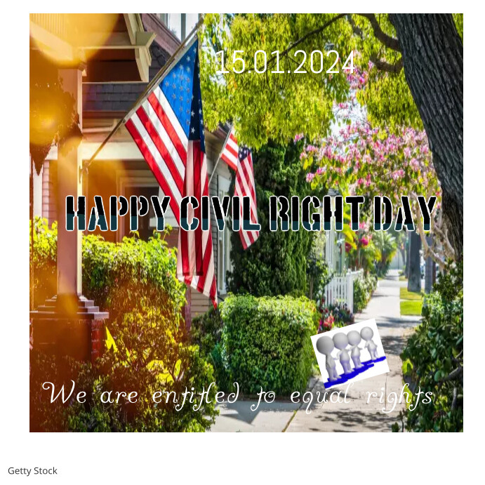 Civil rights day Template | PosterMyWall