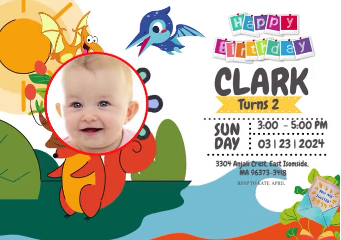 Modèle Clark Birthday Celebration | PosterMyWall