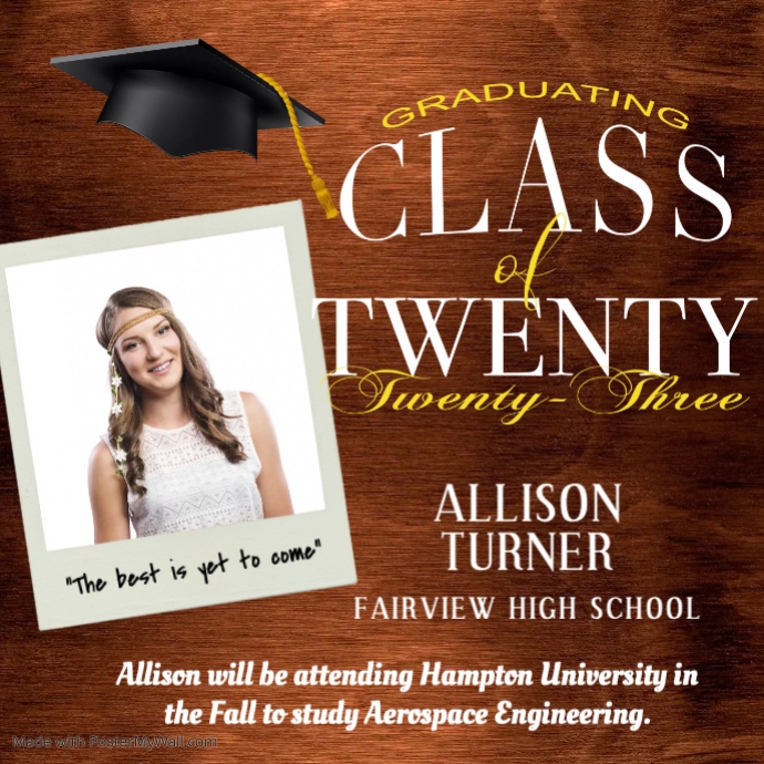 Copy of CLASS OF 2020 | PosterMyWall