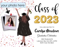 2023 Graduation Invitation Template | PosterMyWall