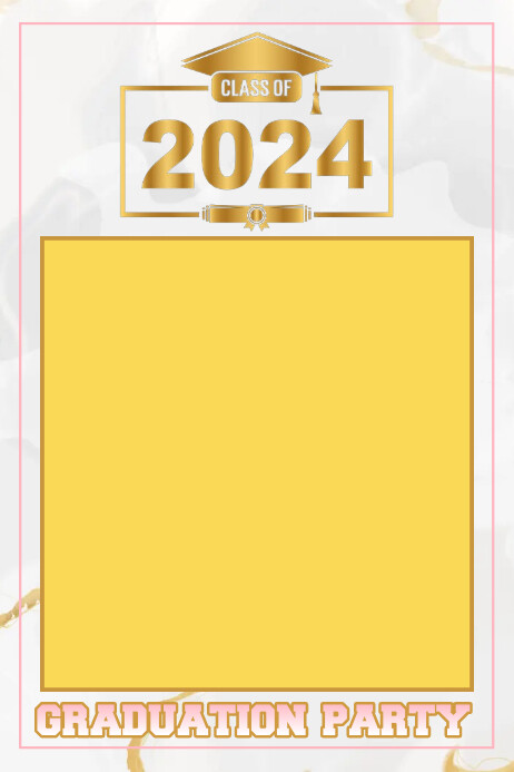 Class of 2024 Graduation Party 4x6 Photo Fram Template | PosterMyWall