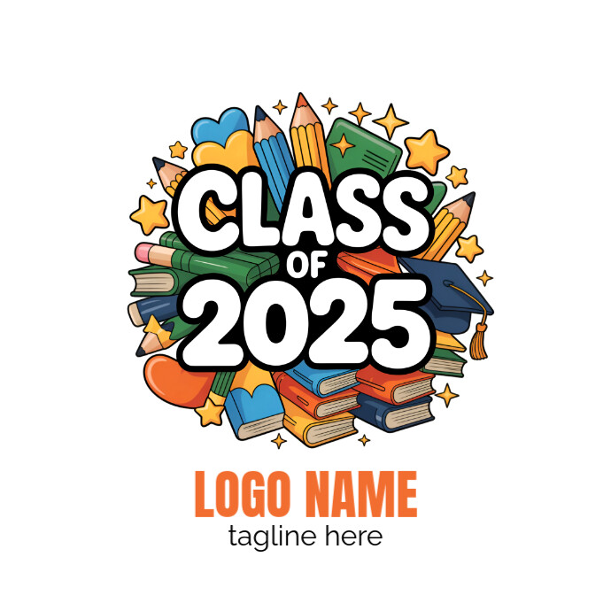 Class of 2025 logo Template | PosterMyWall