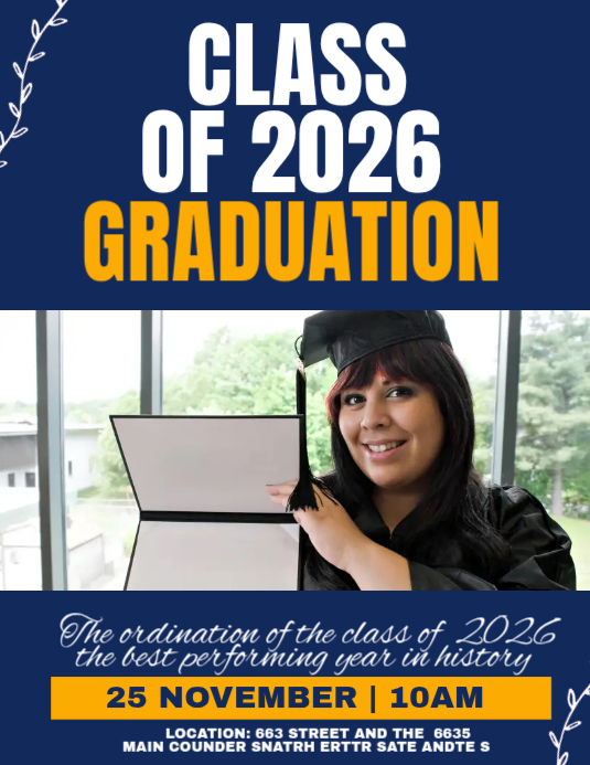 class of 2026 Template | PosterMyWall