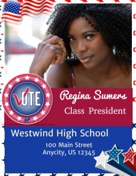 80+ Free Templates for 'Student council president flyer template ...