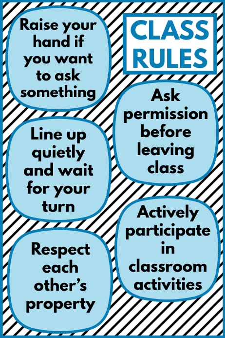 Copy of Class Rules | PosterMyWall