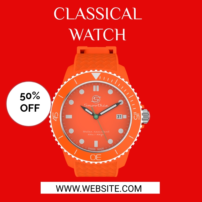 Copy of CLASSIAL WATCH COLLECTION | PosterMyWall