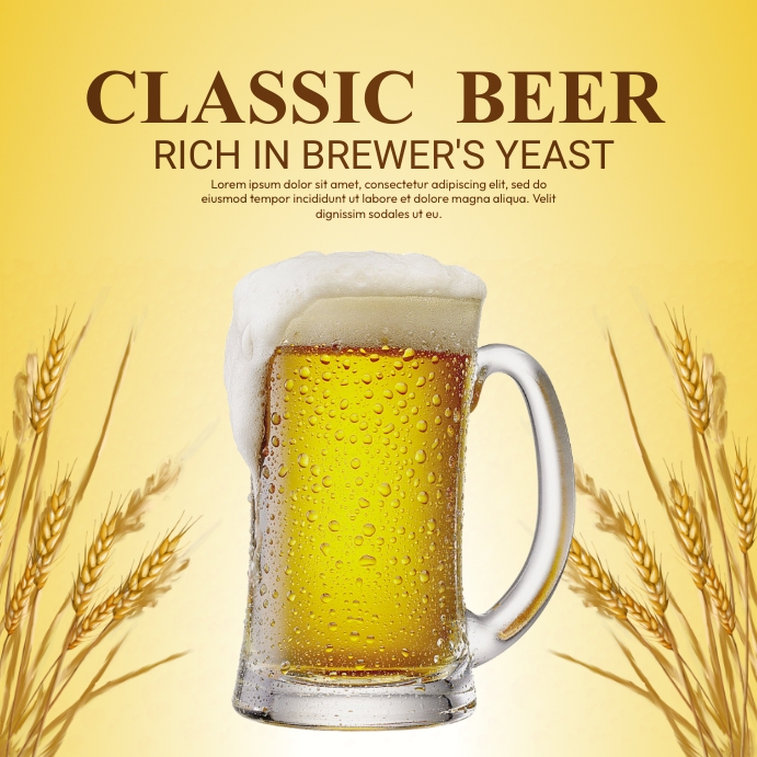 Classic Beer Ads Template | PosterMyWall