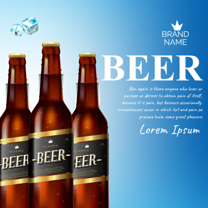 Classic Beer Flyer Template | PosterMyWall