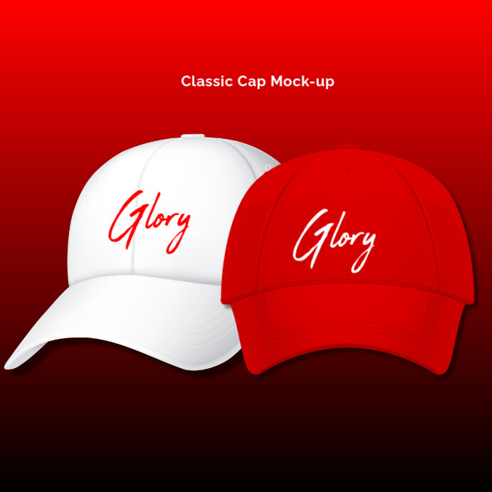 Classic Cap Mockup Design Template | PosterMyWall