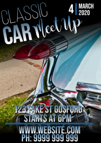 classic car meet up Template | PosterMyWall