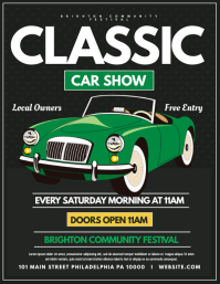 Classic Car Show Flyer Template | PosterMyWall