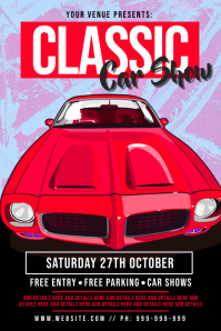 Hot rod show poster Template | PosterMyWall